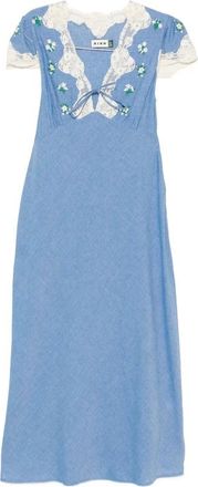 Rixo Rixo, Femme, Robes, Bleu, Taille: 36 FR Amari Midi Dress