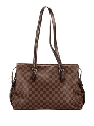 Louis Vuitton sac port&eacute; &eacute;paule Chelsea Damier Eb&eacute;ne - Marron