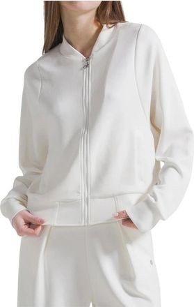Deha Deha, Femme, Sweatshirts et sweats &agrave; capuche, Blanc, Taille: 40 FR 18001 Felpa