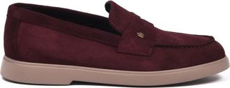 Baldinini Mocassins en Daim - Femme - Chaussures - Rouge - Taille: 38 EU