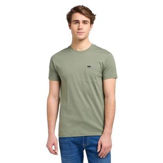 Lee Ultimate Pocket Tee T-Shirt, Olive Stone, L Hommes