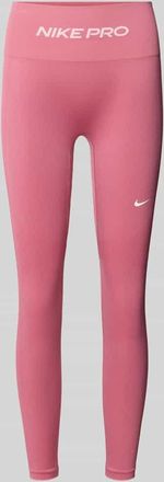 Nike Eng anliegend Sportleggings mit Logo-Print