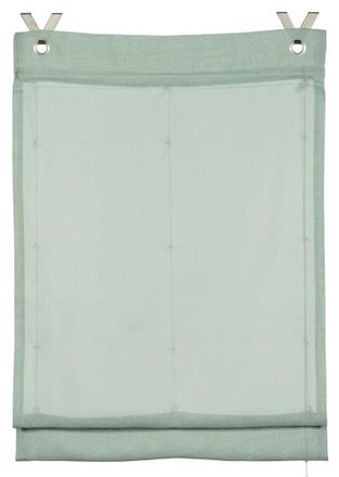 Gardinia Raffrollo ohne Bohren, Zum Klemmen, Blickdicht, Lichtdurchl&auml;ssig, Raffgardine, Inkl. Montage-Teile, 2 Beschwerungsstangen, 2 V-Haken, Zen Silence, Gr&uuml;