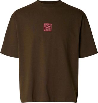 Selected Slhrelaxbrock SS Tee Hotel Amour - - Tops - Herren - Braun - XL