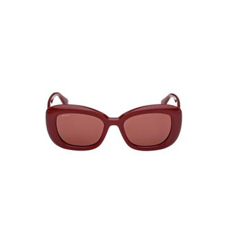 Max Mara Elizabeth 1 Lunettes de Soleil - Femme - Accessoires - Rouge - Taille: 53 MM