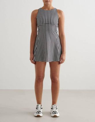 Aim'n Sense - Hochgeschlossenes Kleid mit Pepita-Muster-Bunt