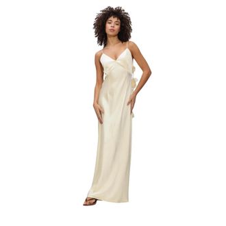 Notre-V Nv-Hegina Maxikleid - - Dresses - Damen - Beige - XL