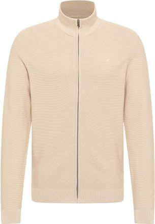 Mustang Jeans Herren Langarmcardigan, Style Escondido (1016847), Größe:M, Farbe:Oatmeal (4092)
