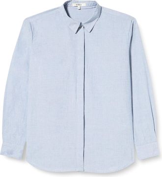 Garcia Garcia Damen P20238 Bluse, Brunnera Blue, M