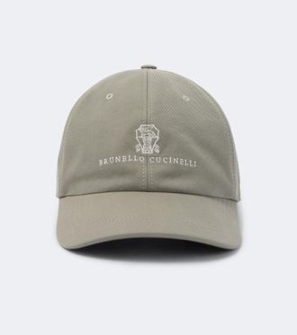 Brunello Cucinelli Casquette en coton &agrave; logo