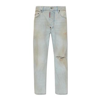 Dsquared2 Homme, Jeans, Bleu, Taille: XL Jeans droits