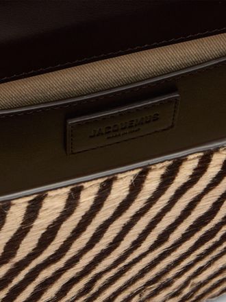 Jacquemus Calfskin Leather Shoulder Bag - Brown