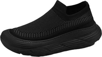 Generic Chaussures de sport pour homme - Respirantes - Semelle &eacute;paisse et douce - Chaussures de marche - Ultra l&eacute;g&egrave;res - Chaussures plates sans lacets - Vinta