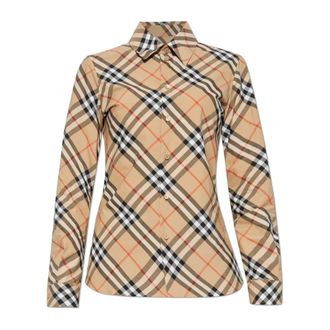 Burberry Kariertes Hemd - - Blouses & Shirts - Damen - Beige - 3XS