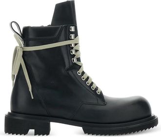 Rick Owens Low Army Lace-up Lug-sole Boots