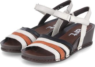 Art 1943 I Imagine Damensandalen mit Keilabsatz, Cremefarben/Schwarz, 39 EU