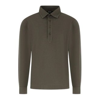 Ermenegildo Zegna Polo - Homme - Tops - Vert - Taille: 2XL