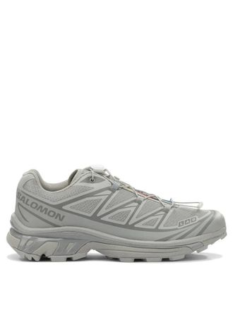 Salomon Low-Top Sneaker - Technical Trail Sneakers With Quicklace System - Gr. 11_5 - in Grau - f&uuml;r Damen