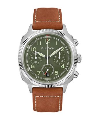 Bulova Military Vwi Special Edition Braun Herren Armbanduhr 96B482