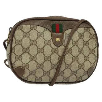 Gucci Sac bandouli&egrave;re GG Canvas Vintage Pre-owned - Femme - Pre-owned - Beige - Taille: ONE Size
