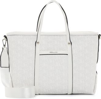 Tamaris Damen Tasche Shopper Schultertasche Umhängetasche Grace Shopper Synthetik Logoprint Handtasche Tasche