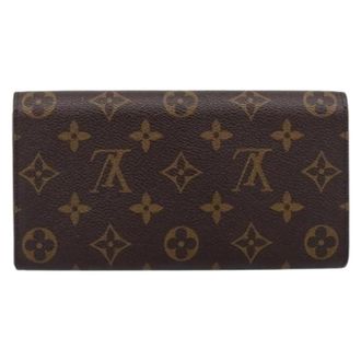 Louis Vuitton Portefeuille M&eacute;tallique Pr&eacute;-poss&eacute;d&eacute; - Femme - Pre-owned - Brun - Taille: ONE Size