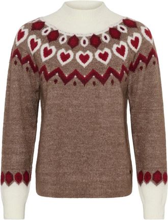 Cream 1000275 Rollkragenpullover - - Knitwear - Damen - Braun - M
