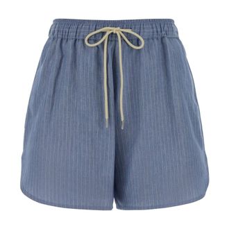 Jacob Cohen Femme, Shorts, Bleu, Taille: 38 FR Pant Boxer Short Elastic Waist Julie