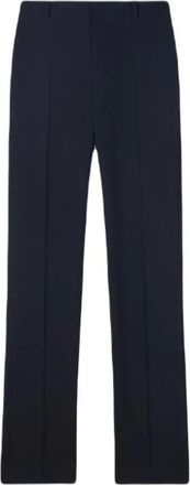 Kenzo Femme, Pantalons, Bleu, Taille: 40 FR Pantalon Droit Taille Haute