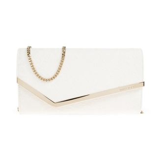Jimmy Choo London Emmie Clutch - - Bags - Damen - Wei&szlig; - ONE SIZE