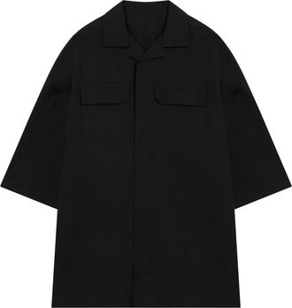 Rick Owens Homme, Chemises, Noir, Taille: L Chemise &agrave; manches courtes