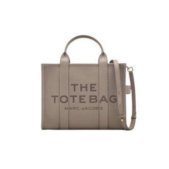 Marc Jacobs Femme, Sacs, Gris, Taille: ONE Size The Leather Medium Tote Bag