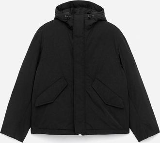 Arket Wattierte Windbreaker-Jacke -Schwarz