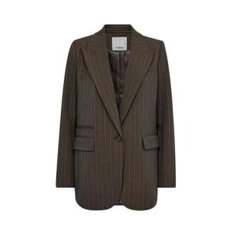 Co'Couture Femme, Vestes, Gris, Taille: 38 FR Blazer &agrave; rayures