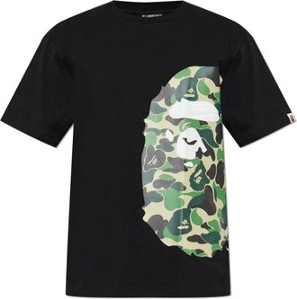 A Bathing Ape A Bathing Ape, Homme, Tops, Noir, Taille: L T-shirt avec logo