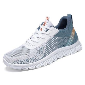 Generic Chaussures De Sport Homme Respirantes en Mesh Chaussures De Marche, Course &Agrave; Pied Tennis Et Training avec Amorti pour La Salle De Sport(Blue 2,42 EU)