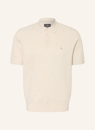 Fynch-Hatton Fynch-Hatton Strick-Poloshirt beige