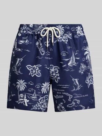 Ralph Lauren Regular Fit Badeshorts mit Tunnelzug
