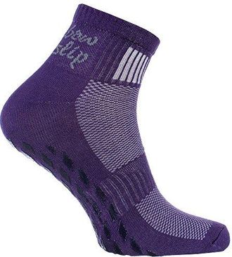 Rainbow Socks Femme Homme Chaussettes Antidérapantes de Sport en Coton - 1 Paire - Violeta - Taille 36-38