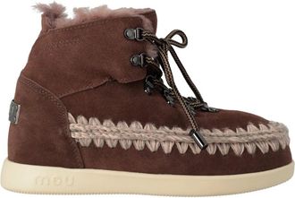 Mou Bottines de randonn&eacute;e &agrave; talon compens&eacute; int&eacute;rieur - Femme - Chaussures - Brun - Taille: 41 EU