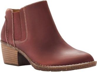 Clarks Bottines Kastela Lo pour femme, Cuir de châtaignier., 9.5 Wide