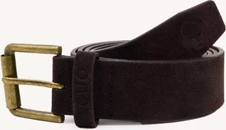 Faguo Ceinture en cuir marron foncé cuir - BELT
