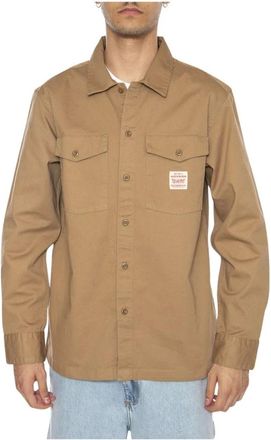 Levi's Homme, Chemises, Brun, Taille: M Camicia Worker