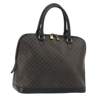 Celine Pre-owned Vintage Macadam Canvas Hand Bag - - Pre-owned - Damen - Schwarzk - ONE SIZE