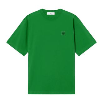 Stone Island Homme, Tops, Vert, Taille: XL T-Chemises