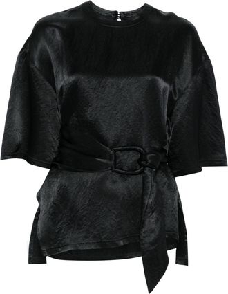 Nanushka Besia Bluse - Schwarz