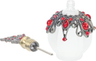 NUOBESTY Vintage Parfümflasche Nachfüllbare Ätherische Ölflasche aus Glas mit Handbemalter Emaille für Reise und Alltag Leicht Kompakt Schützend vor Licht Wied