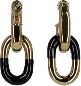 Paco Rabanne Femme, Accessoires, Noir, Taille: ONE Size XL Link Earrings