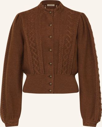 Gottseidank Gottseidank Strickjanker Lea Aus Merinowolle braun