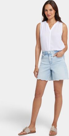 NYDJ Berkyn Lockere Denim-Shorts mit Super Hochbund